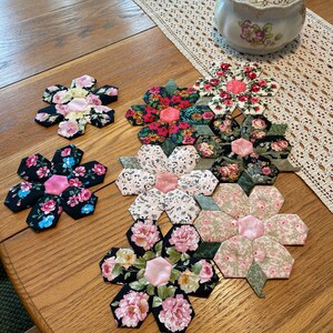 Geranium English Paper Piecing Pattern Flower EPP PDF | Etsy