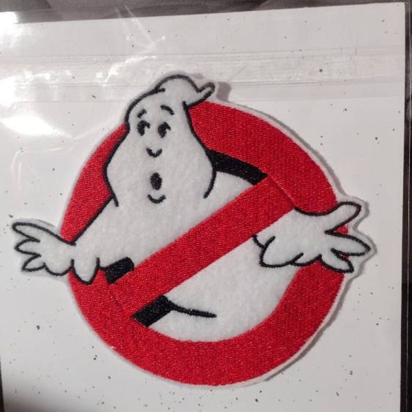 Ghostbusters Cartoon Logo Patch Embroidered Iron on Patch RGB Flight ...