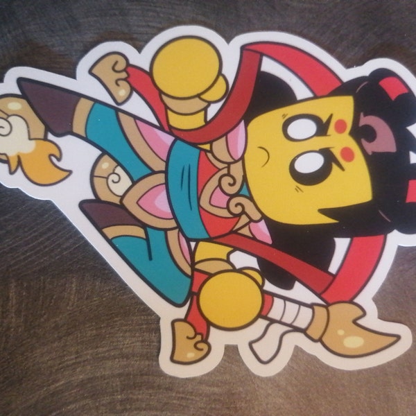 LMK | Chibi Nezha and Chang'e Matted Stickers - Etsy