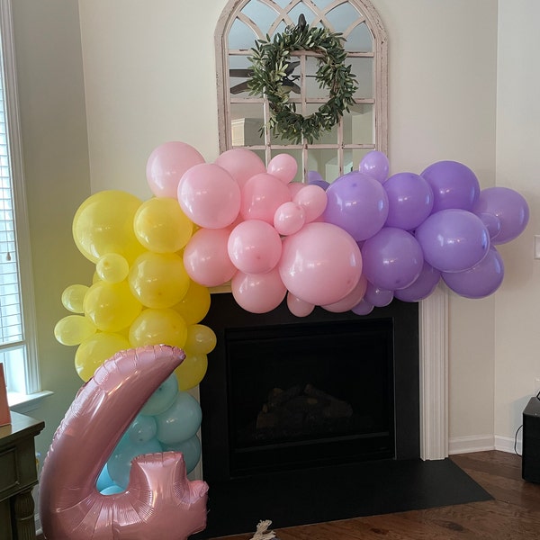Giant Light Pink Number Balloons - Pink Mylar Number Balloons - 40 ...