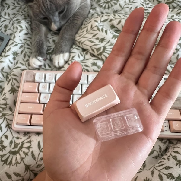 Chocolate Toast Food Bread 1.5U Keycap Tab Key Cap Simulated Chocolate ...