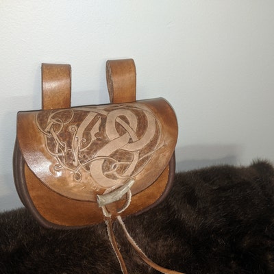 Leather Viking Belt Pouch Pattern / Digital Download / Viking Serpent ...