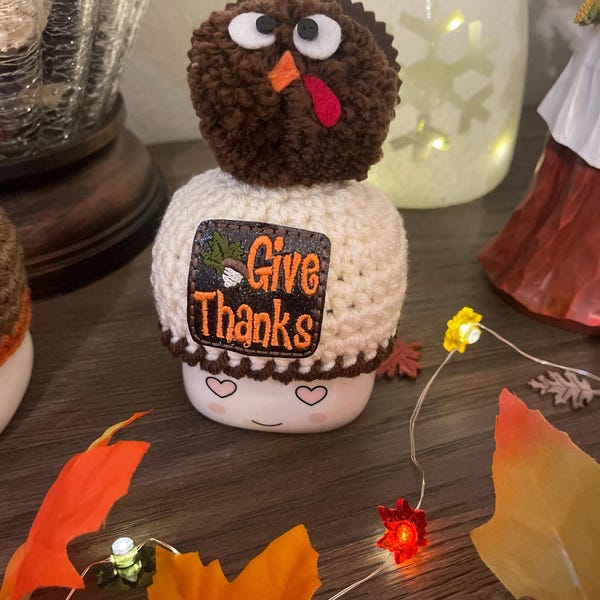 Ghost Marshmallow Mug Hats, Fall Marshmallow Mug Toppers, Halloween ...