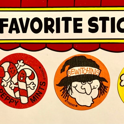 Vintage Mr. Men and Little Miss Puffy Sticker Sheets. 1983. by Roger ...