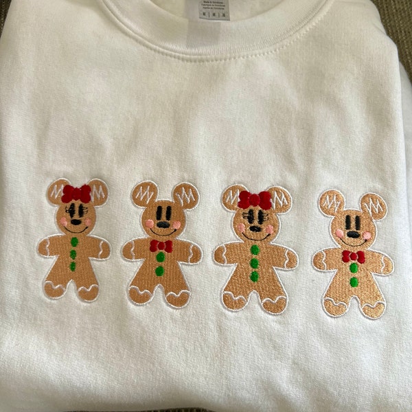 Mickey and Minnie Gingerbread Sweater - Disney Christmas Sweater ...