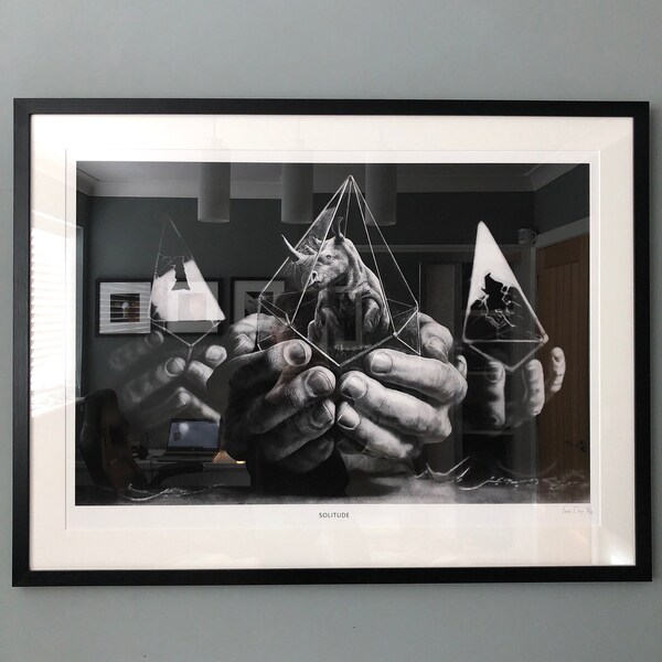 Nurtured Nature female Jono Dry Pencil Drawing Print - Etsy