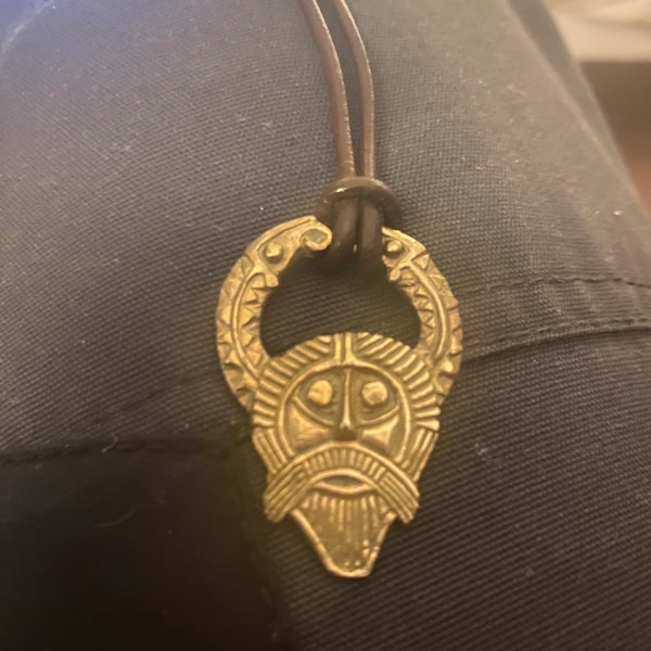 Anglo Saxon Raven Pendant Based on the Sutton Hoo Shield Mount - Silver ...