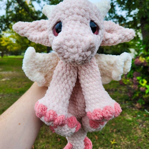 Cato the Dragon Snuggler/lovey Amigurumi Crochet Pattern - Etsy