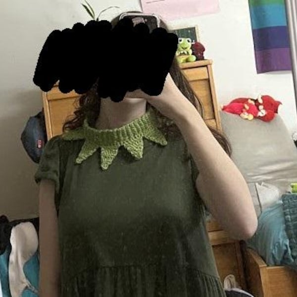 Kermit Collar Crochet Pattern - Etsy