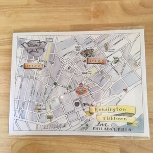 Fishtown Philadelphia Map Digital Download PDF | Etsy