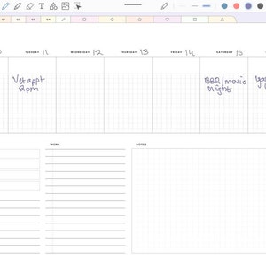Digital Planner Sticky Notes, Pastel Stickers, Cute Stickers, Goodnotes ...