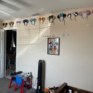 Mickey Ear Wall Displays 5 and 10 Packs - Etsy