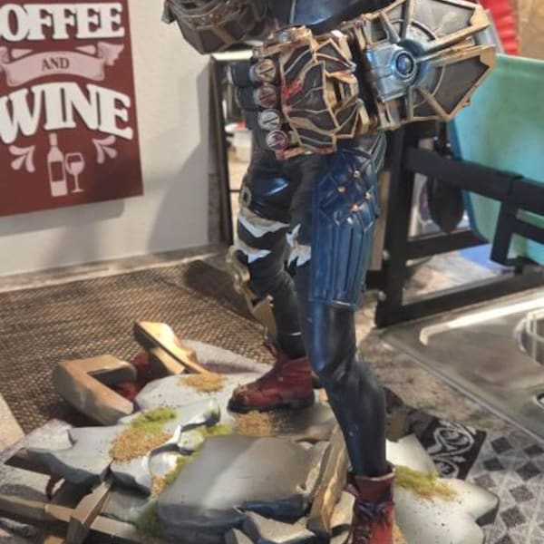 Hand-painted Vi Figurine | 3D Printed Statue | Unique Gamer Gift | Vi ...