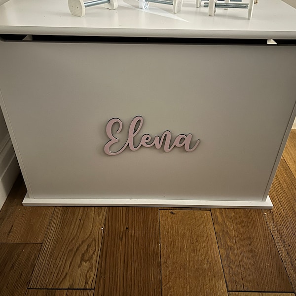 Wooden TOY BOX Name Sign - Personalised Toy Box Sign - Etsy UK