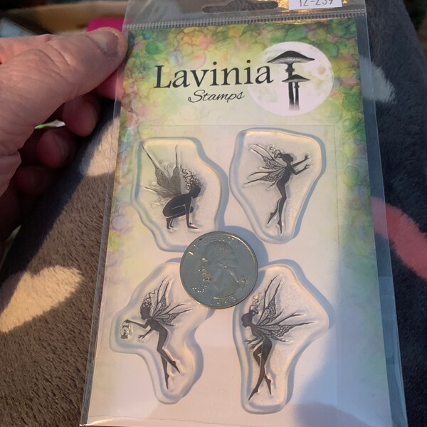 Lavinia Stamps Fairy Foragers Set - Forager Fairy Stamp - Clear Stamp ...