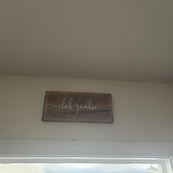 Custom Wood Sign, Personalized Words or Text Wooden Wall Decor, Rustic ...