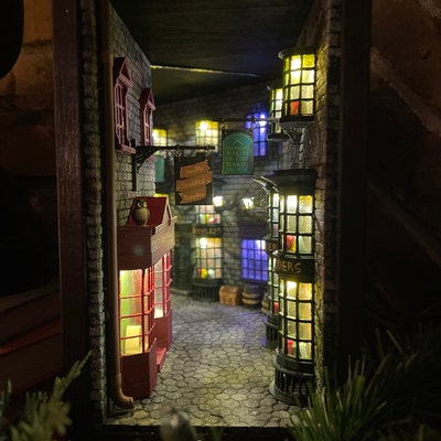 Booknook Chamber of Secrets Magic Book Nook Library Decor Miniature ...