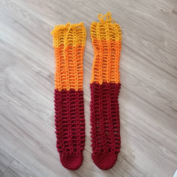 Ruffle Sock (crochet Pattern Only) - Etsy