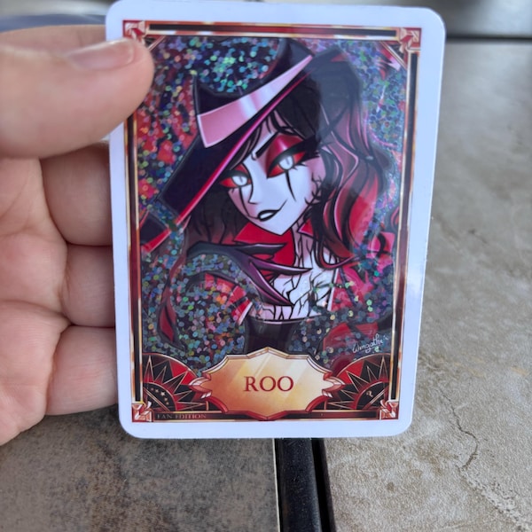 Hazbin Hotel Fan Card "roo" - Etsy