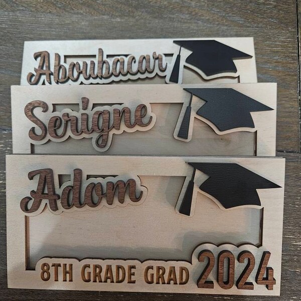 Personalized 8th Grade Graduation Money Holder, Middle School ...