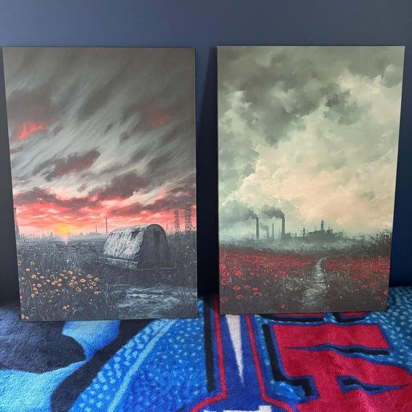 STALKER 2: Pripyat Ferris Wheel Canvas Art, Wall Decor – Heart of Chornobyl Game, Abandoned City ...