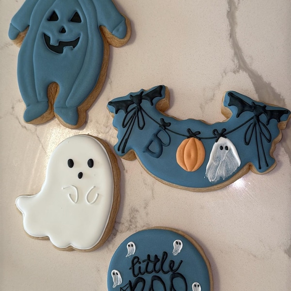 Boo Banner - Halloween Cookie Cutter - 3D Printed Cookie Cutter ...