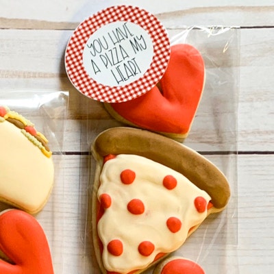 Printable Valentine's Day You Have a Pizza My Heart Valentine's Tag ...