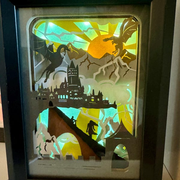 The Parapet LEGACY Edition | Light Box Book Nook, Dragon Book Fantasy ...