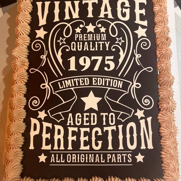 Rum Liquor Label Edible Image Icing Frosting Sheet BAC-2 Topper 70 ...