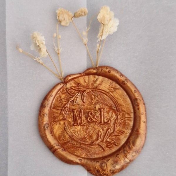 Custom Wax Seal Stamp Kit, Any Logo Can Be Customized, Personalized Wax ...