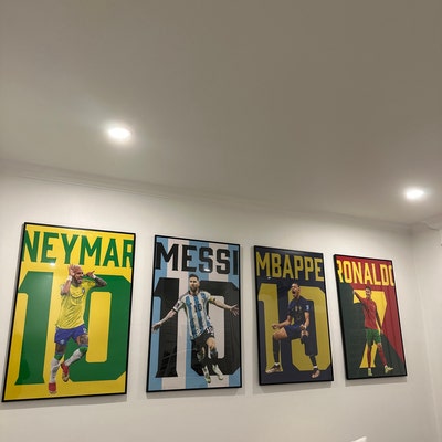 Lionel Messi Poster, Inter Miami Print, High Quality Wall Art for ...
