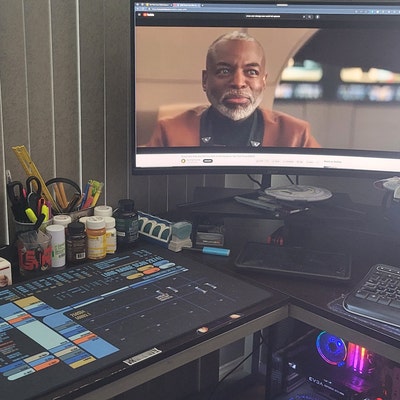 Matrix Code World Map LED Gaming Mouse Pad, Desk Mat, Great Gift F ...