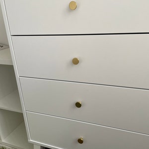 T Bar Gold Solid Brass Cabinet Handles Brass Door Pull | Etsy