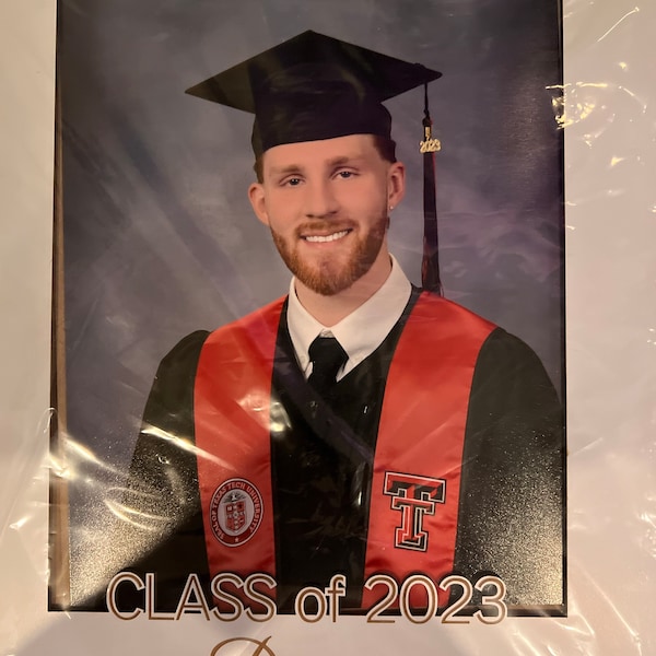 Personalized Class of 2026 Graduation Photo Frame Mat - Etsy