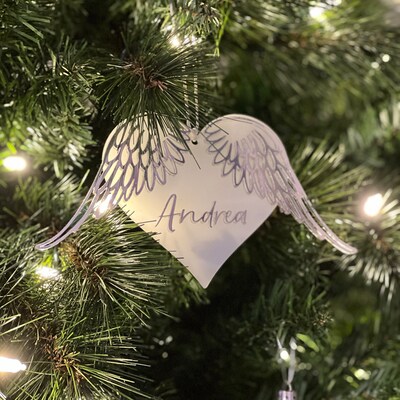 Angel Wing Ornament - Etsy