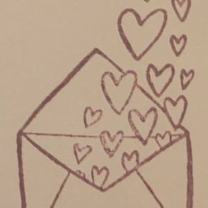 Row House Stamp Hand Drawn House Stamp Housewarming Gift Rubber Stamp ...