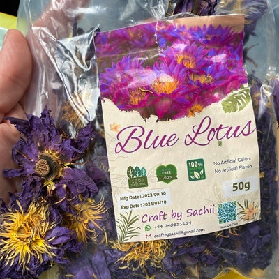 1000g Premium Organic Dried Blue Lotus Flowers Blue Tea Herbal Tea ...