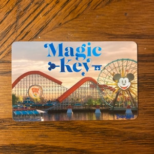Disneyland Magic Key Card - Etsy