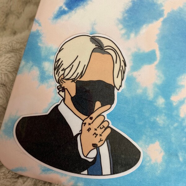 BTS as ATLA Benders Die Cut Stickers | Matte, Waterproof, Laptop ...