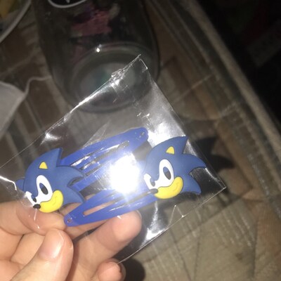 Sonic the Hedgehog Snap Hair Clips Pack of 2 Blue - Etsy