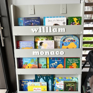 Tidy Books® Kids Bookshelf Alphabet Bookcase the Original Childrens ...