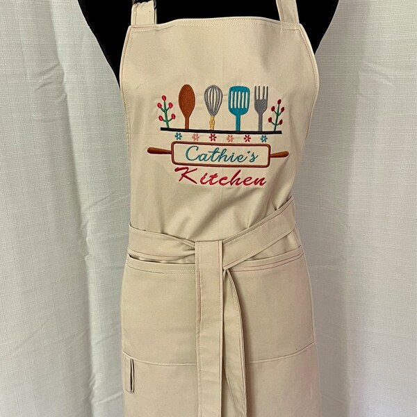 Kitchen Utensils Embroidery Design: Baking Tools Split Design (instant ...