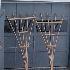 Garden Fan Trellis Plans / Garden Trellis / Trellis Plans / DIY Garden ...