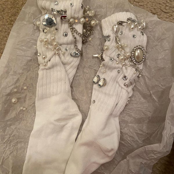 Custom Theme & or Personalized Charm Socks, Junk Socks, Glam Socks ...