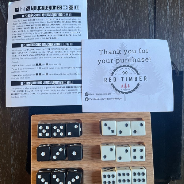 Knuckle Bones Game Set - Etsy