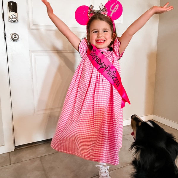 Princess- Birthday Princess - Disney Birthday Sash- Toddler Birthday ...