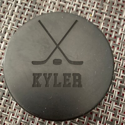 Laser Engraved Personalized Hockey Puck - Etsy