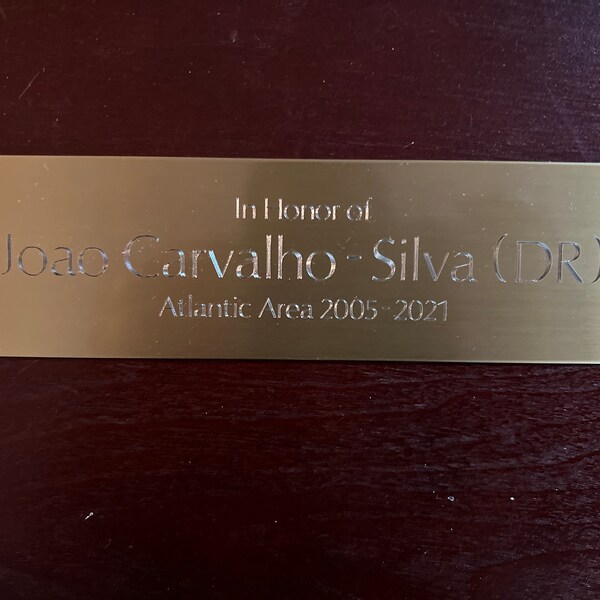 In Loving Memory Park Bench Memorial Plaque Brass Custom Engraved ...