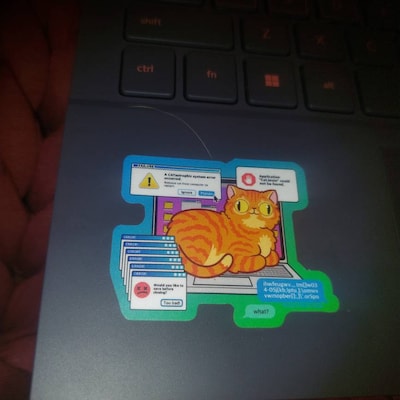 VS030 / Worm on a String Can of Worms Sticker / Funny Squirmy Worm ...