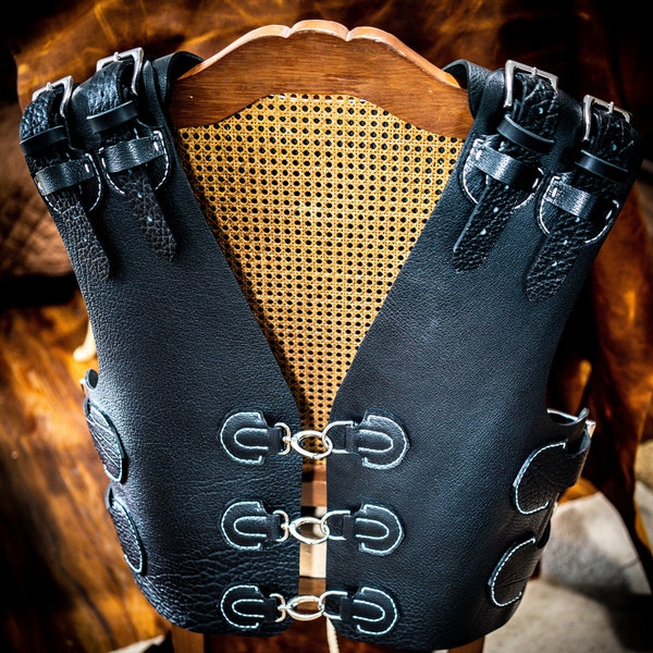 Leather Motorcycle Vest PDF Pattern, Biker Armor Vest, DIY Leather - Etsy